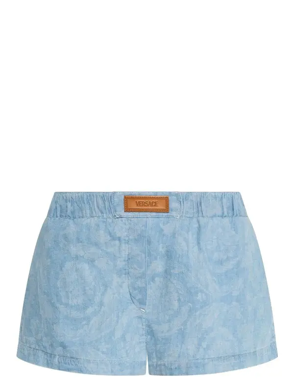 Versace Denim Shorts - Blue