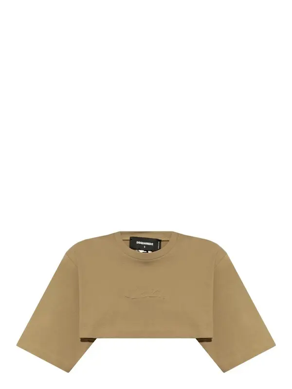 Dsquared2 Short Loose-fit T-shirt - Beige