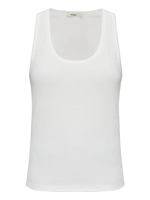 PANGAIA Sleeveless Top - White