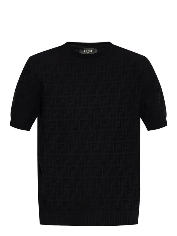 Fendi Short-sleeved Sweater - Black