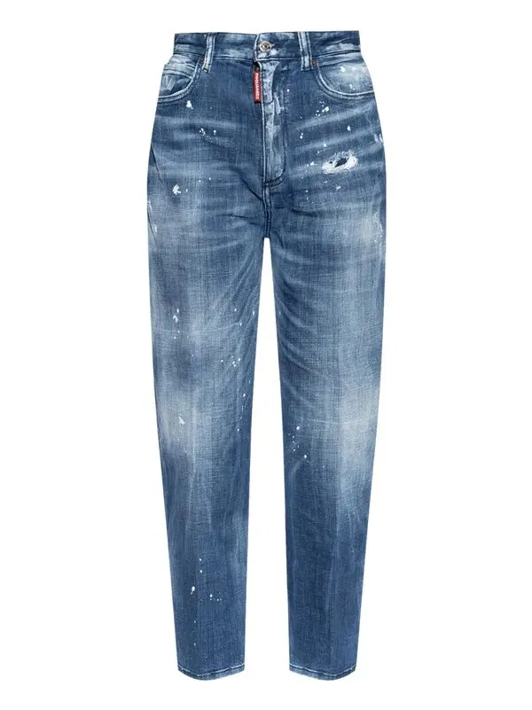 Dsquared2 80s Boyfriend Jeans - Blue