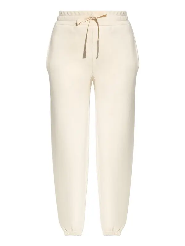 JIL SANDER Cotton Sweatpants - Cream
