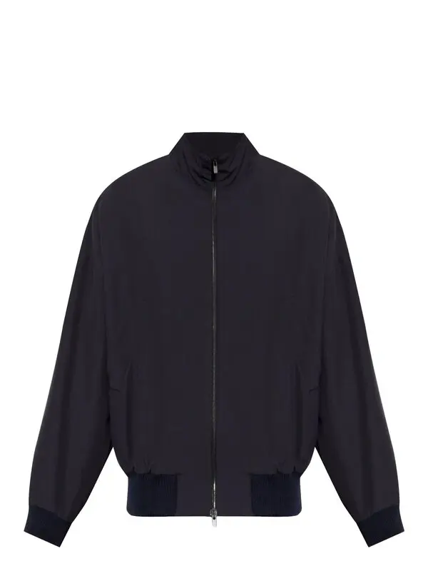 Fear Of God Stand Collar Jacket - Navy Blue