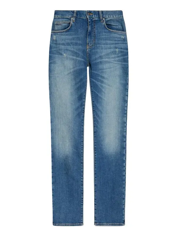 Emporio Armani Vintage Effect Jeans - Blue