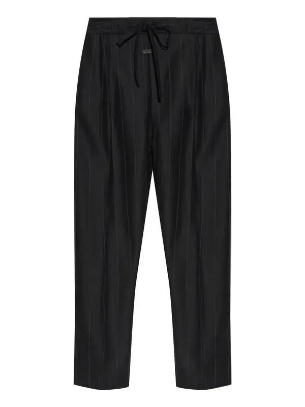 Fear Of God Wool-finished Trousers - Black
