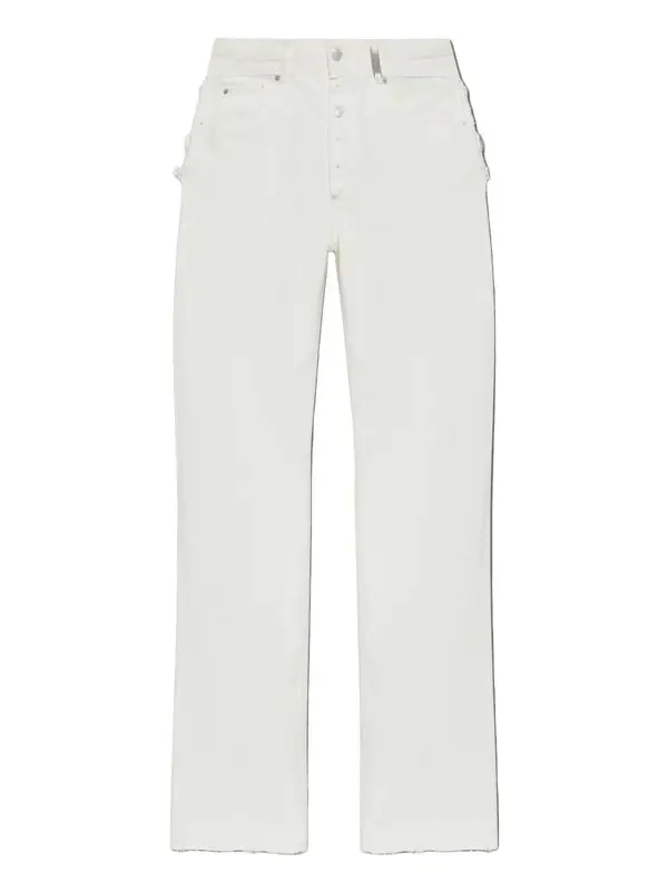 Alexander McQueen Vintage Effect Jeans - White
