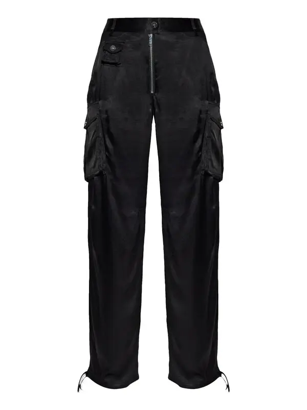 GANNI Cargo Trousers - Black