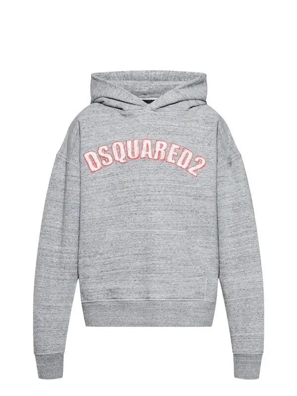 Dsquared2 Relaxed Fit Hoodie - Grey