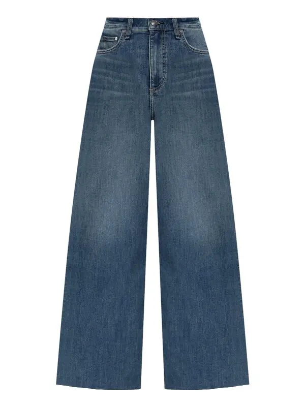 Rag & Bone The Sofie Bootcut Jeans - Blue