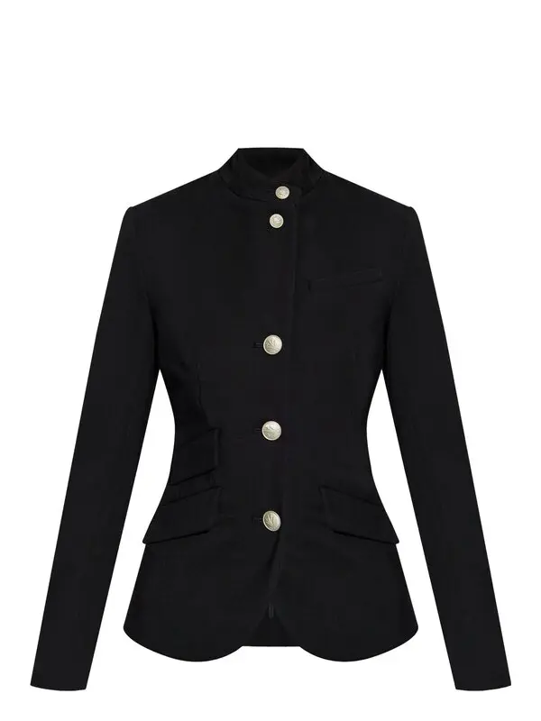 Rag & Bone Stand-up Collar Blazer - Black