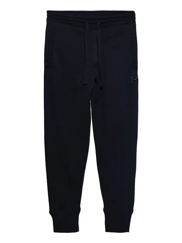 Dolce & Gabbana Wool Trousers - Navy Blue