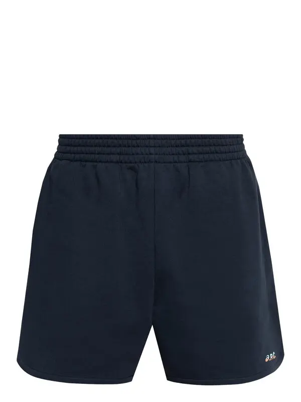 A.p.c. X Asics Organic Cotton Shorts - Navy Blue