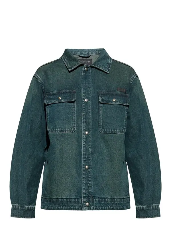 ALLSAINTS Castleford Denim Jacket - Navy Blue