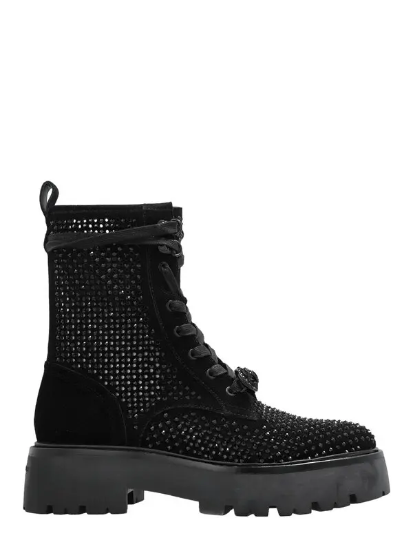 Kurt Geiger Chelsea Perf Ankle Boots - Black