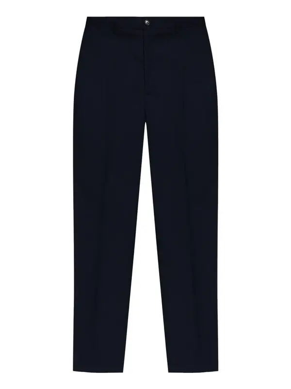 Etro Creased Trousers - Navy Blue