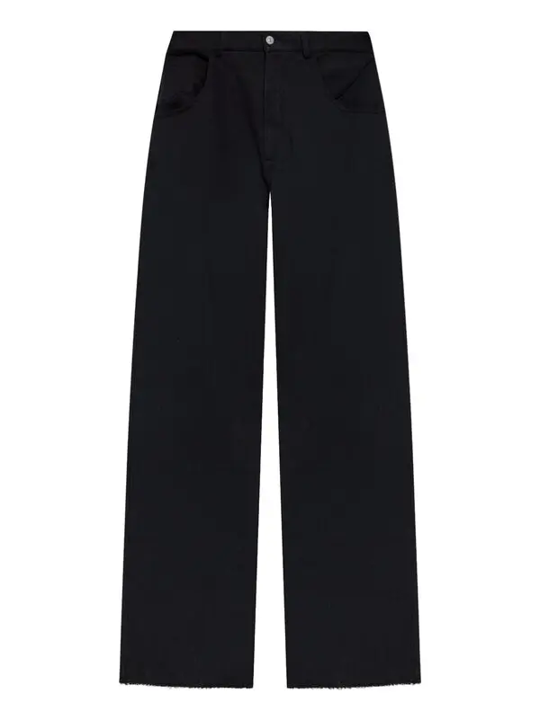 MAISON MARGIELA Cotton Trousers - Black