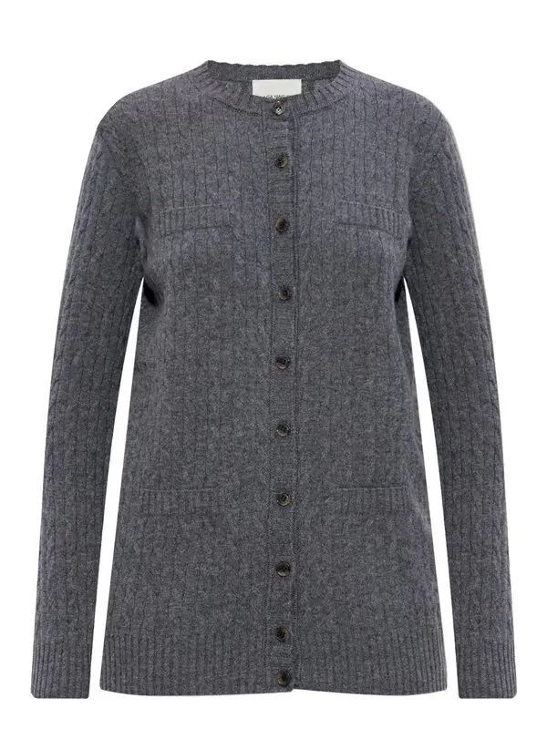 LISA YANG Inda" Cashmere Cardigan - Grey