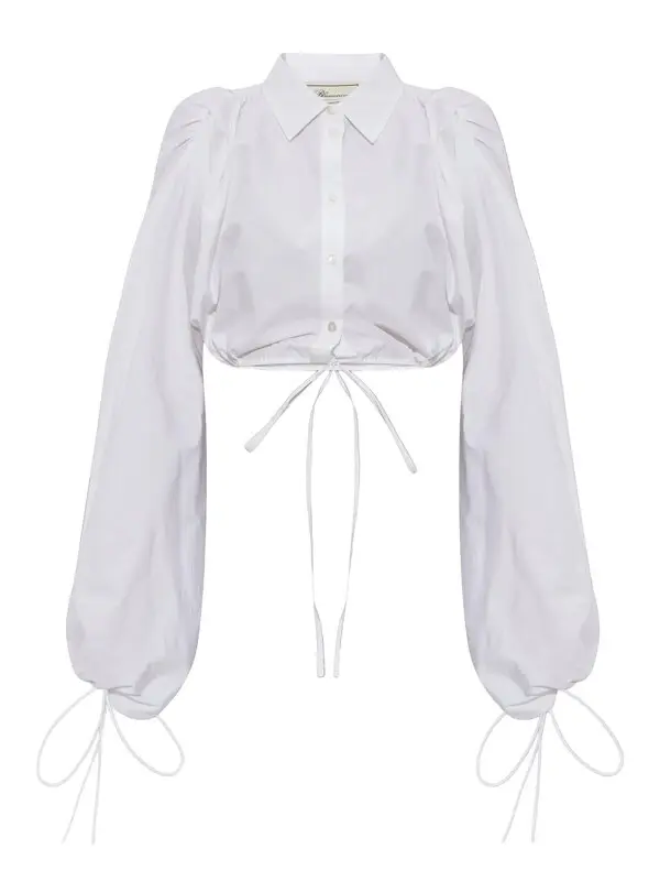 Blumarine Short Sleeve Shirt - White
