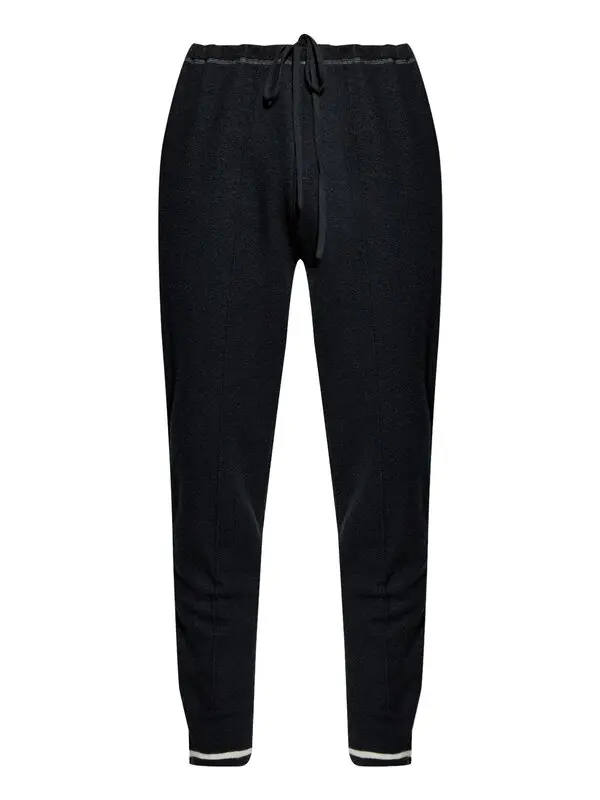MAISON MARGIELA Wool Jogger Trousers - Black