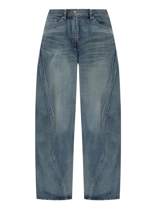 Versace Vintage-effect Jeans - Blue