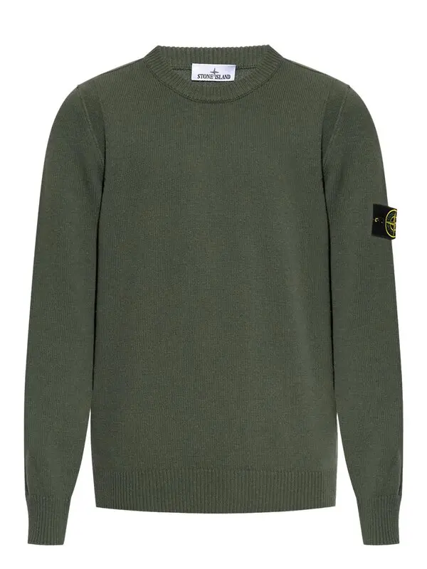 Stone Island Wool Sweater - Green