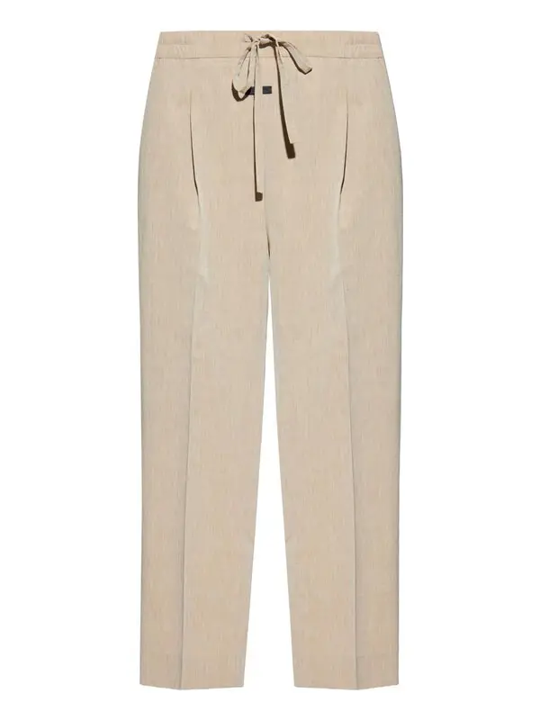 Fear Of God Wool And Cotton Trousers - Beige