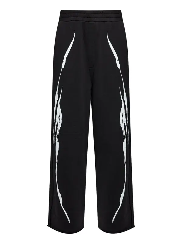 44 LABEL GROUP Sweatpants With Logo - Black