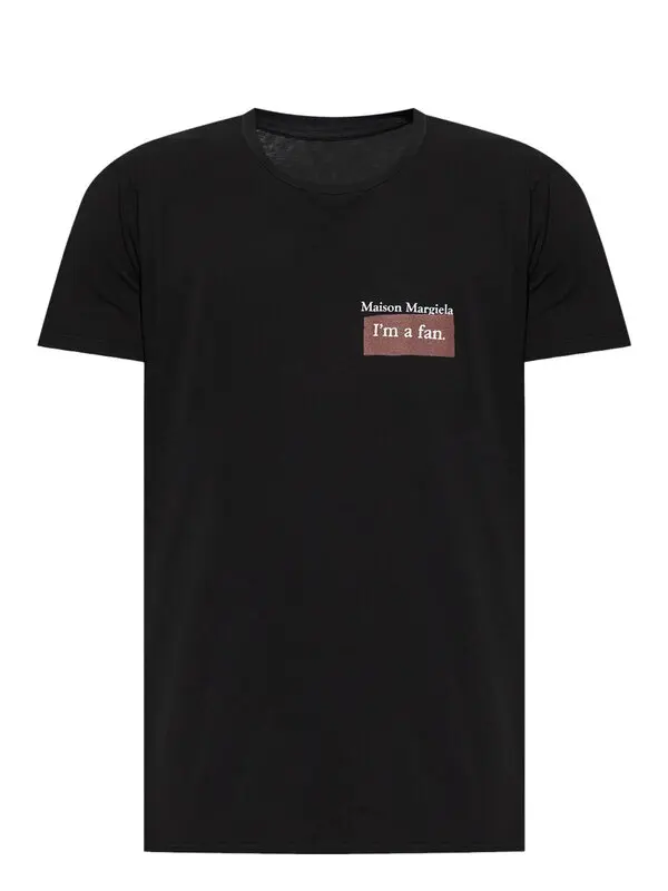 MAISON MARGIELA T-shirt With Logo - Black