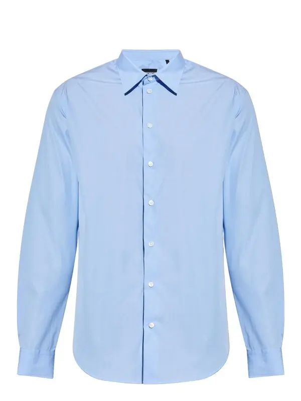 Emporio Armani Cotton Shirt - Blue