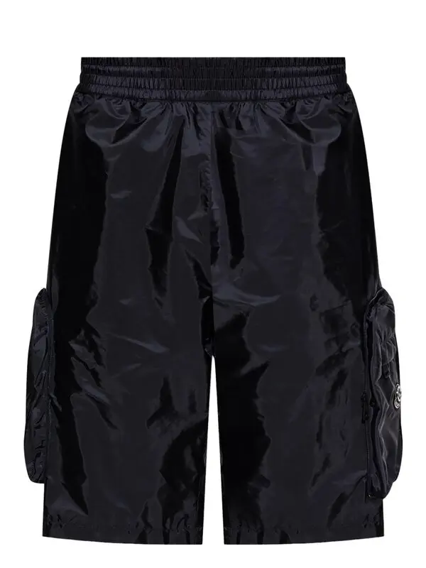 Moncler 3 Mercedes-benz Designed Nigo Goldeneye Shorts - Navy Blue