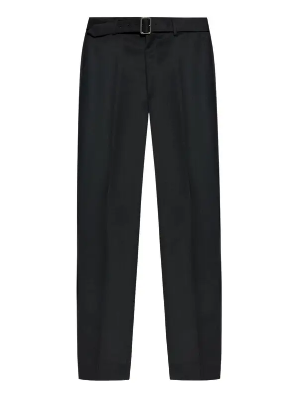 MAISON MARGIELA Creased Straight-leg Trousers - Black