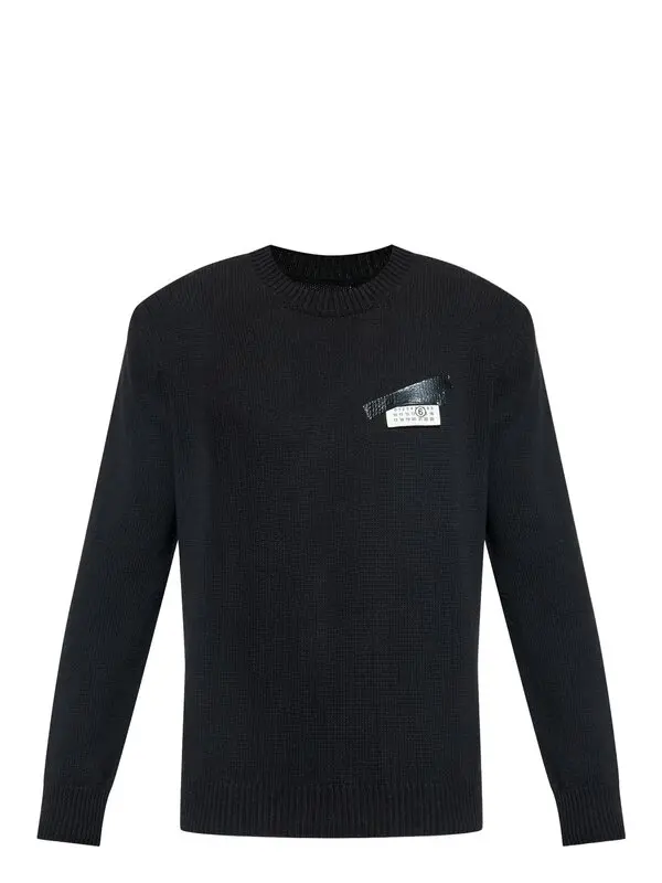 MAISON MARGIELA Logo Sweater - Black