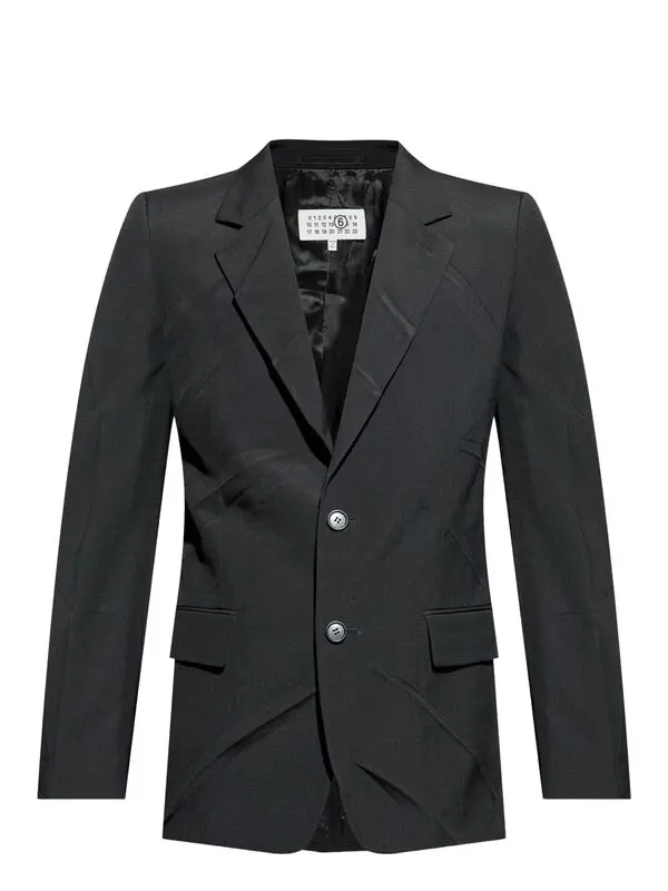 MAISON MARGIELA Single-breasted Blazer - Black