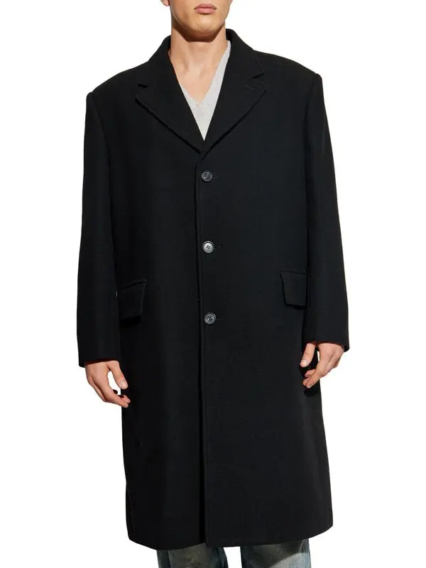 MAISON MARGIELA Wool Coat - Black