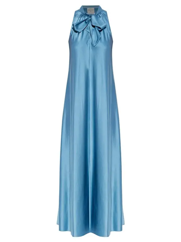 FORTE_FORTE Silk Maxi Dress - Blue