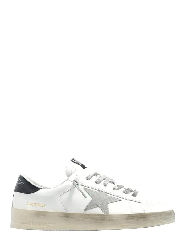 Golden Goose Stardan Leather Sneakers - White