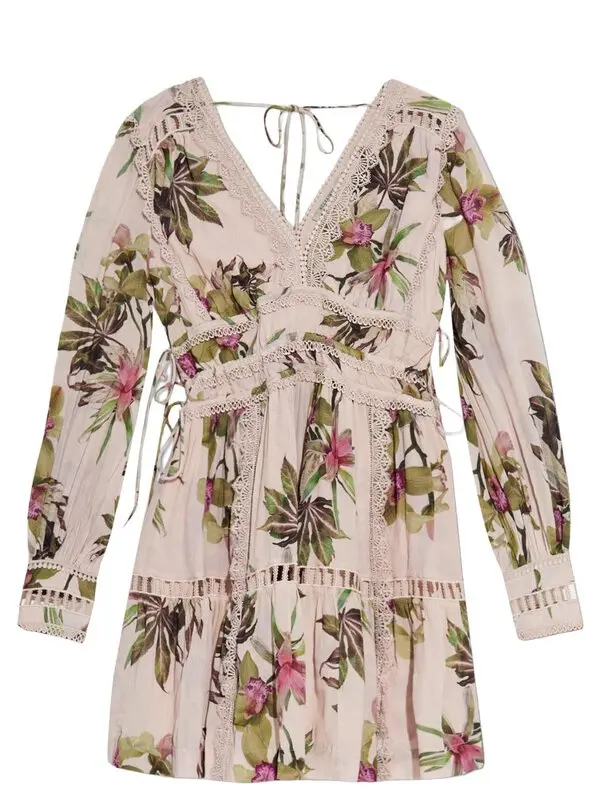 ALLSAINTS Xanthe Floral Dress - Pink