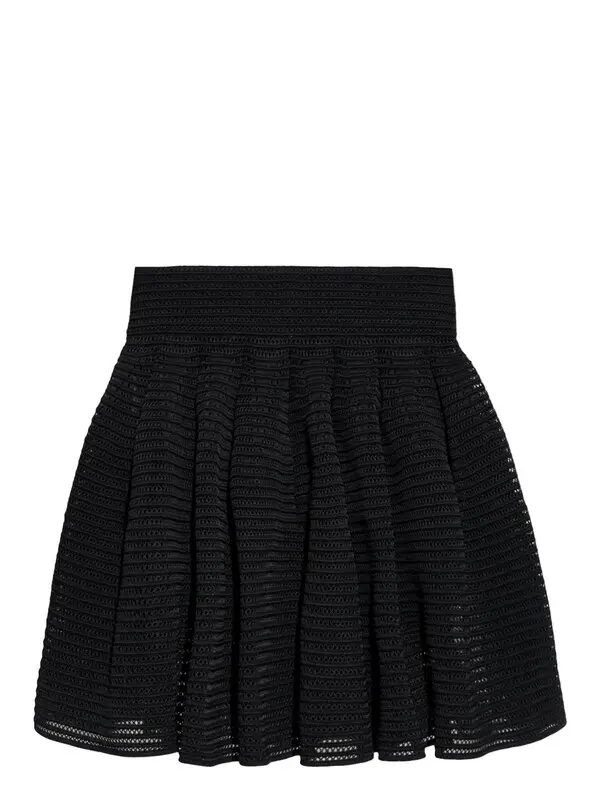 Alaïa Two-layer Skirt - Black