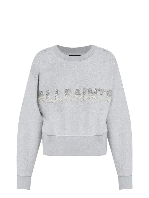 ALLSAINTS Separo Embellished Sweatshirt - Grey