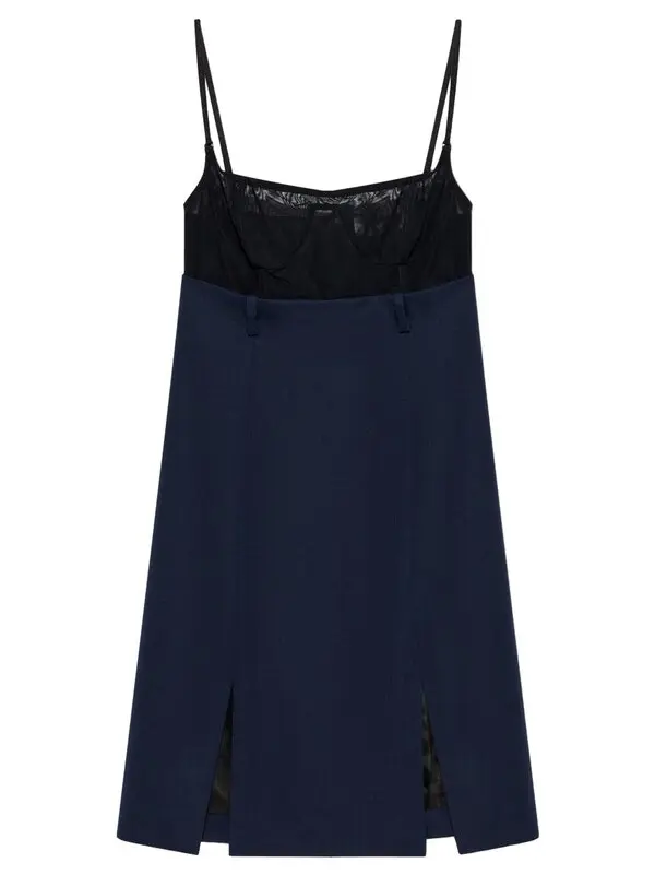 Attico Strappy Dress - Navy Blue
