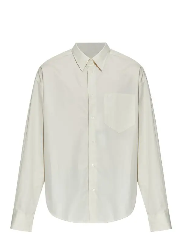 Ami Shirt With Logo - Cream