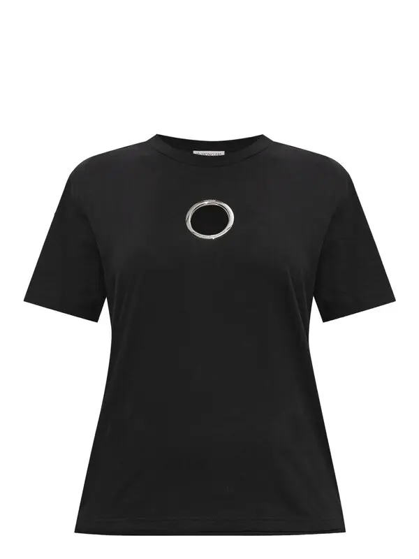 Moncler 6 Willow Smith Short Sleeve T-shirt - Black