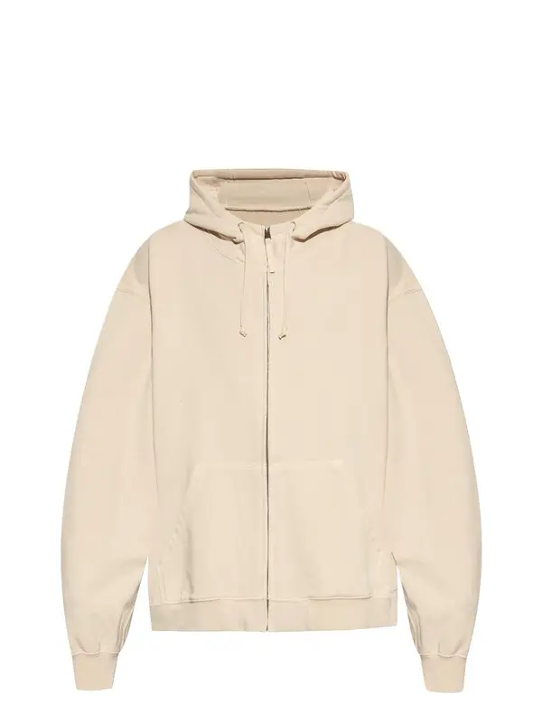 MAISON MARGIELA Cotton Zip-up Hoodie - Beige