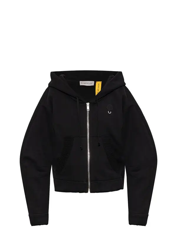 Moncler 6 Willow Smith Zip-up Hoodie - Black