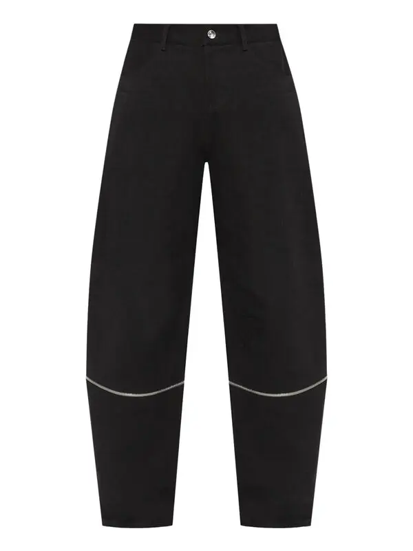 Moncler 6 Willow Smith Wide-leg Pants - Black