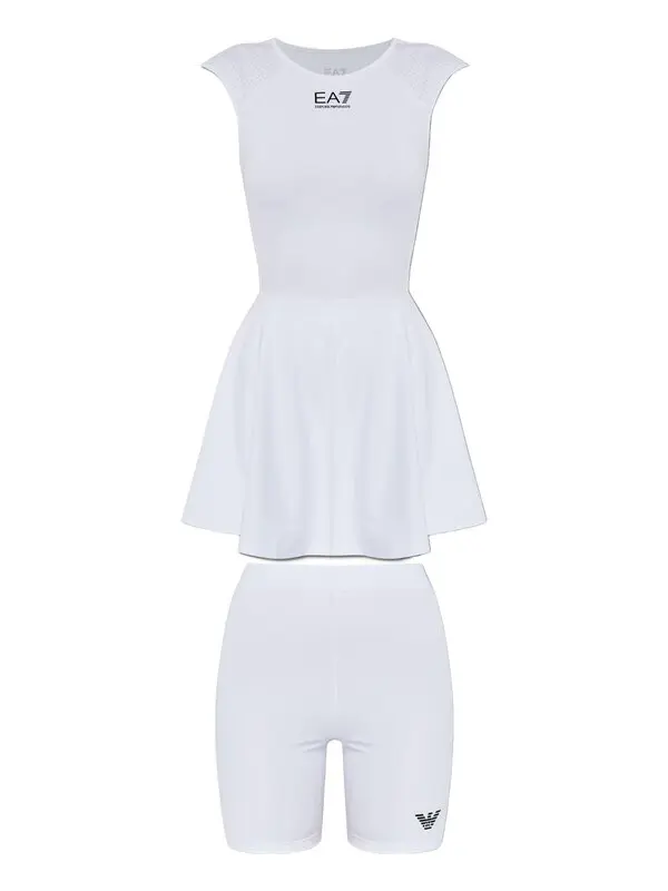 Emporio Armani Dress And Shorts Set - White
