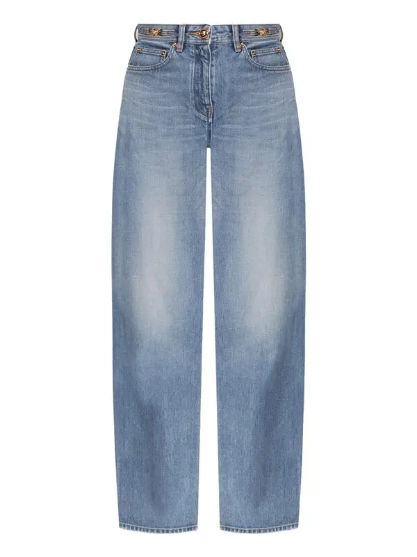 Versace Vintage-effect Jeans - Blue