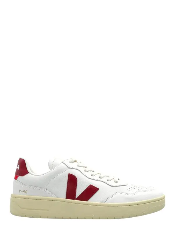 VEJA V-90 O.t. Leather Sneakers - White