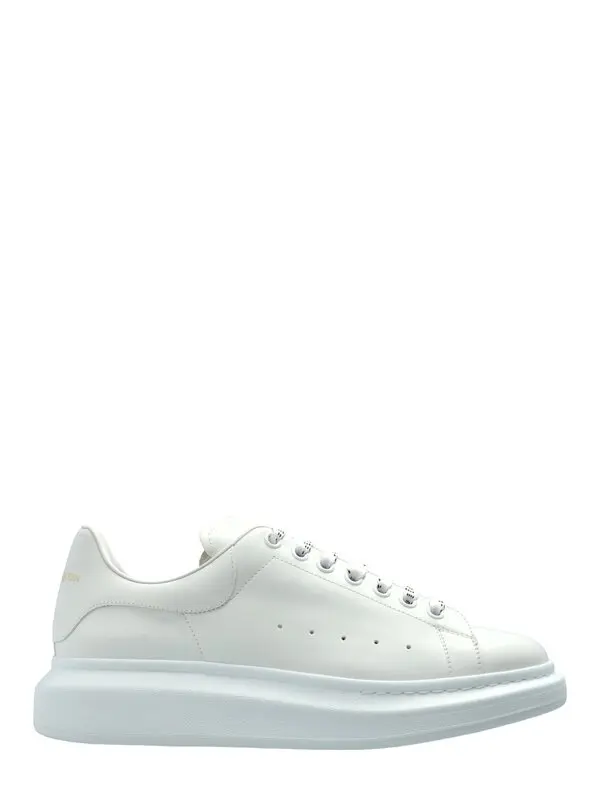 Alexander McQueen Low-top Leather Sneakers - White