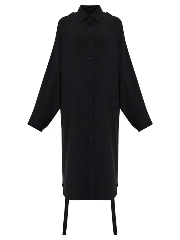 Balenciaga Shirt-style Dress - Black